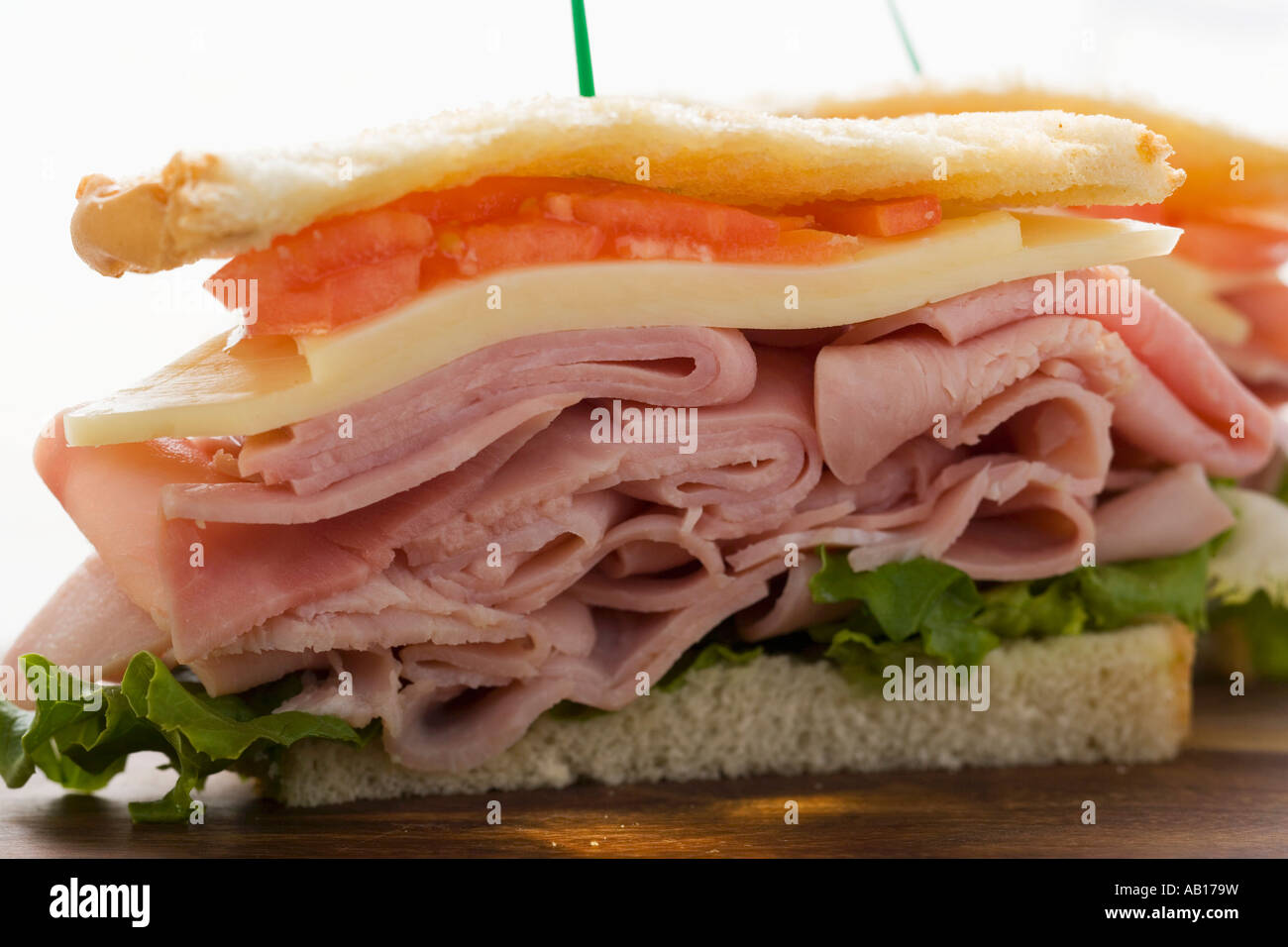 Toasted ham cheese and tomato sandwich FoodCollection Stock Photo - Alamy