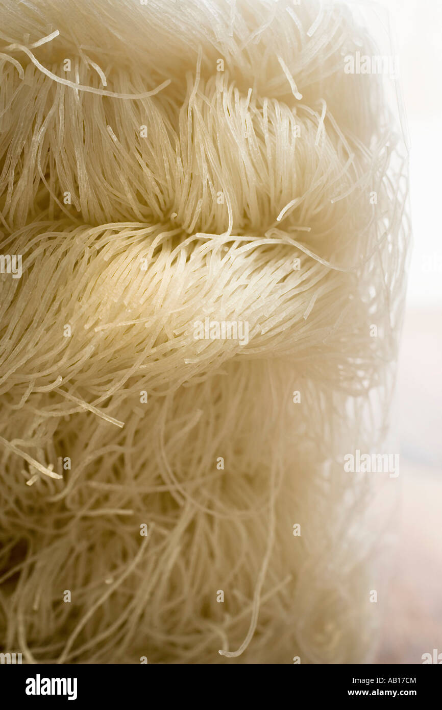 Thin rice noodles close up FoodCollection Stock Photo - Alamy