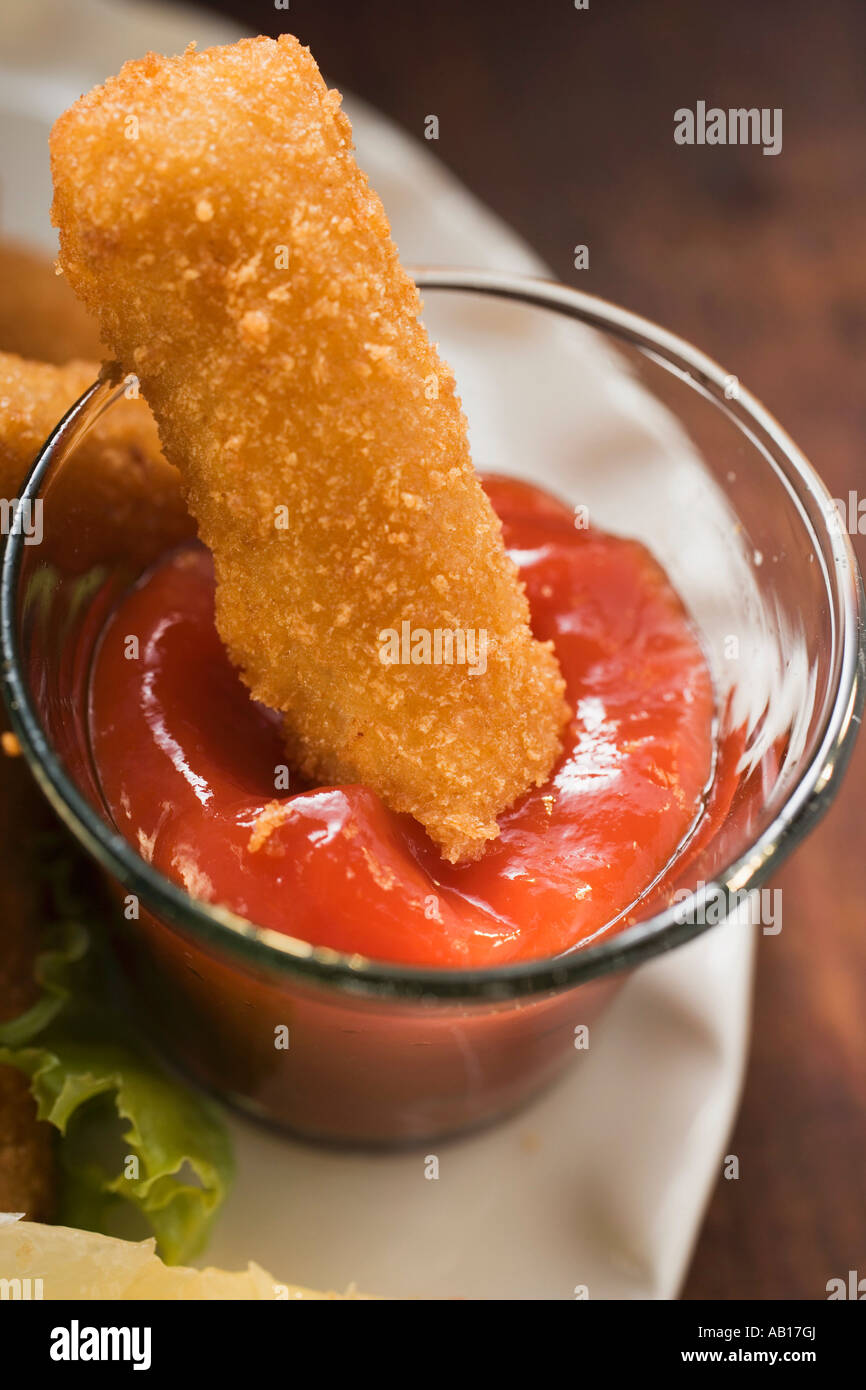 Fish finger ketchup hi-res stock photography and images - Alamy