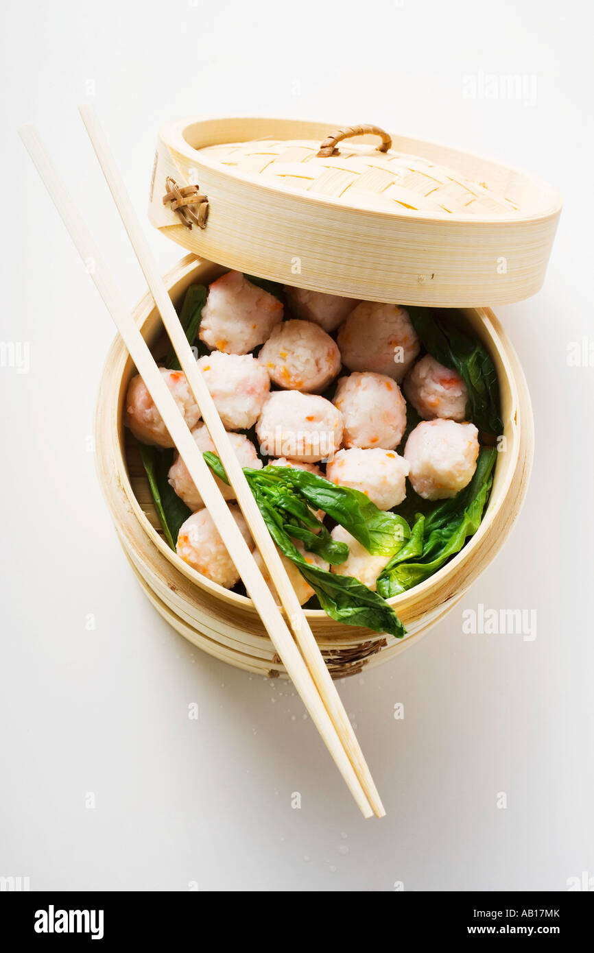 Steamed shrimp balls hi-res stock photography and images - Alamy