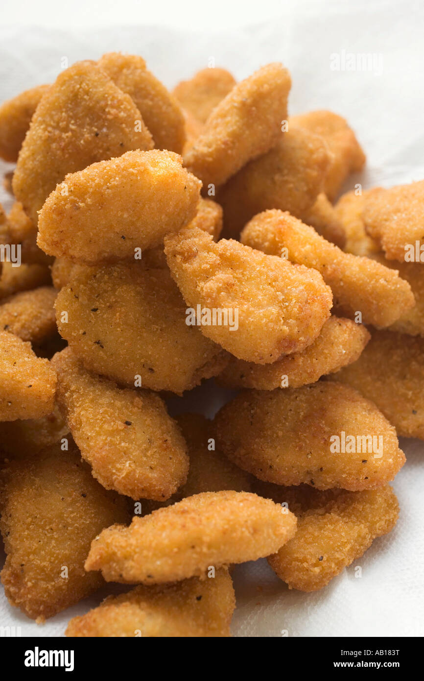 Many chicken nuggets FoodCollection Stock Photo - Alamy