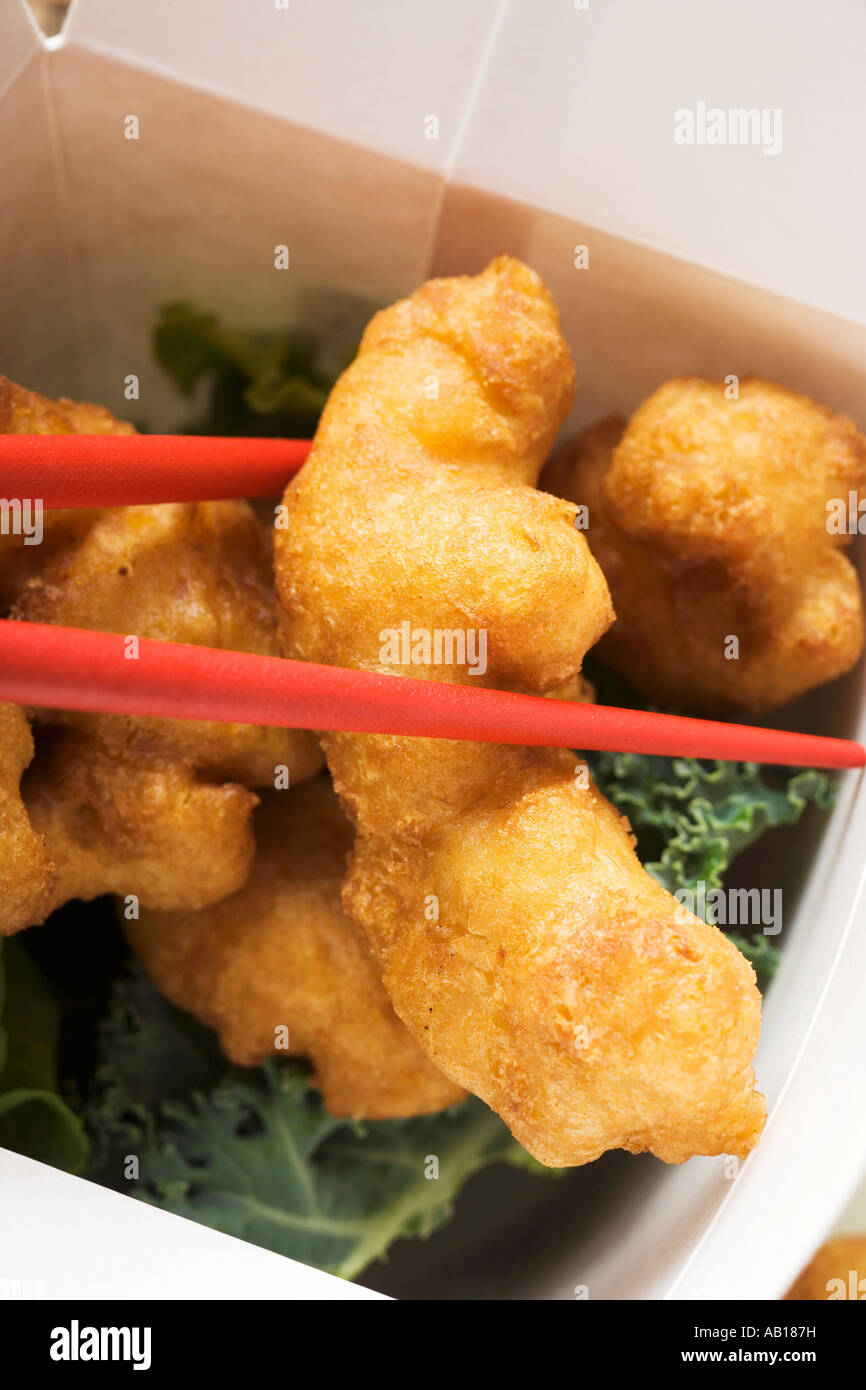 Asian chicken nuggets to take away FoodCollection Stock Photo - Alamy