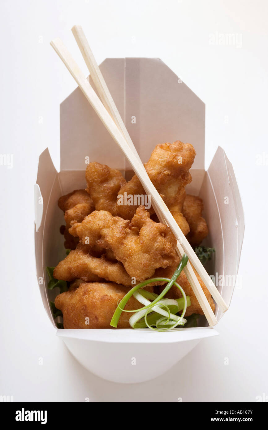 Asian chicken nuggets to take away FoodCollection Stock Photo - Alamy