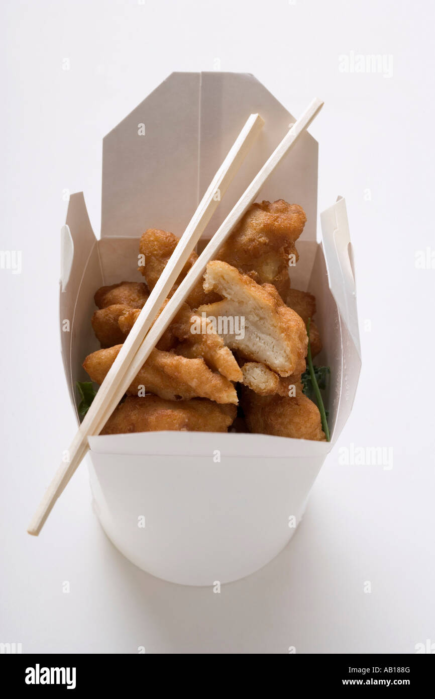 Asian chicken nuggets to take away FoodCollection Stock Photo - Alamy
