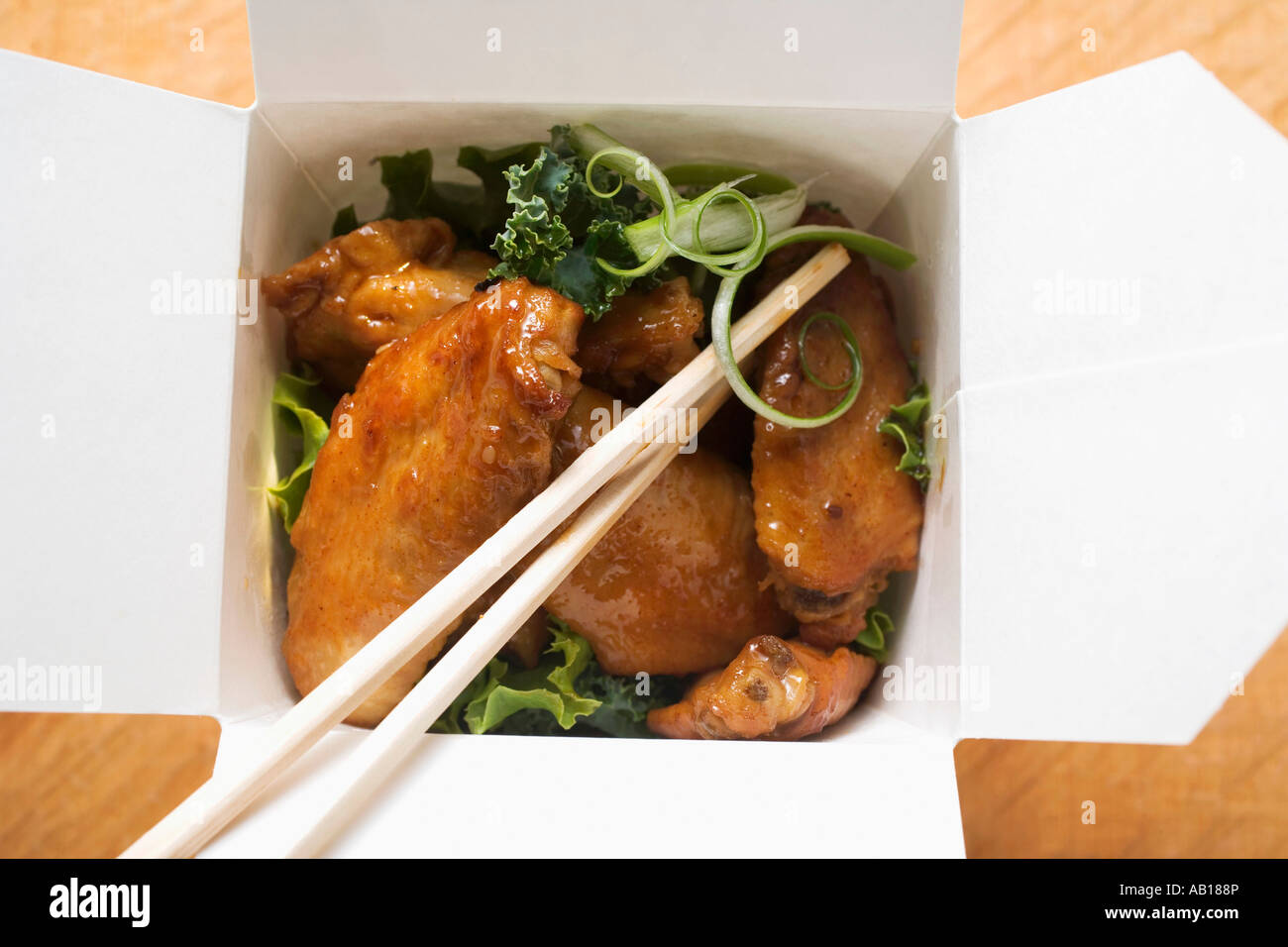 Chicken wings to take away FoodCollection Stock Photo - Alamy