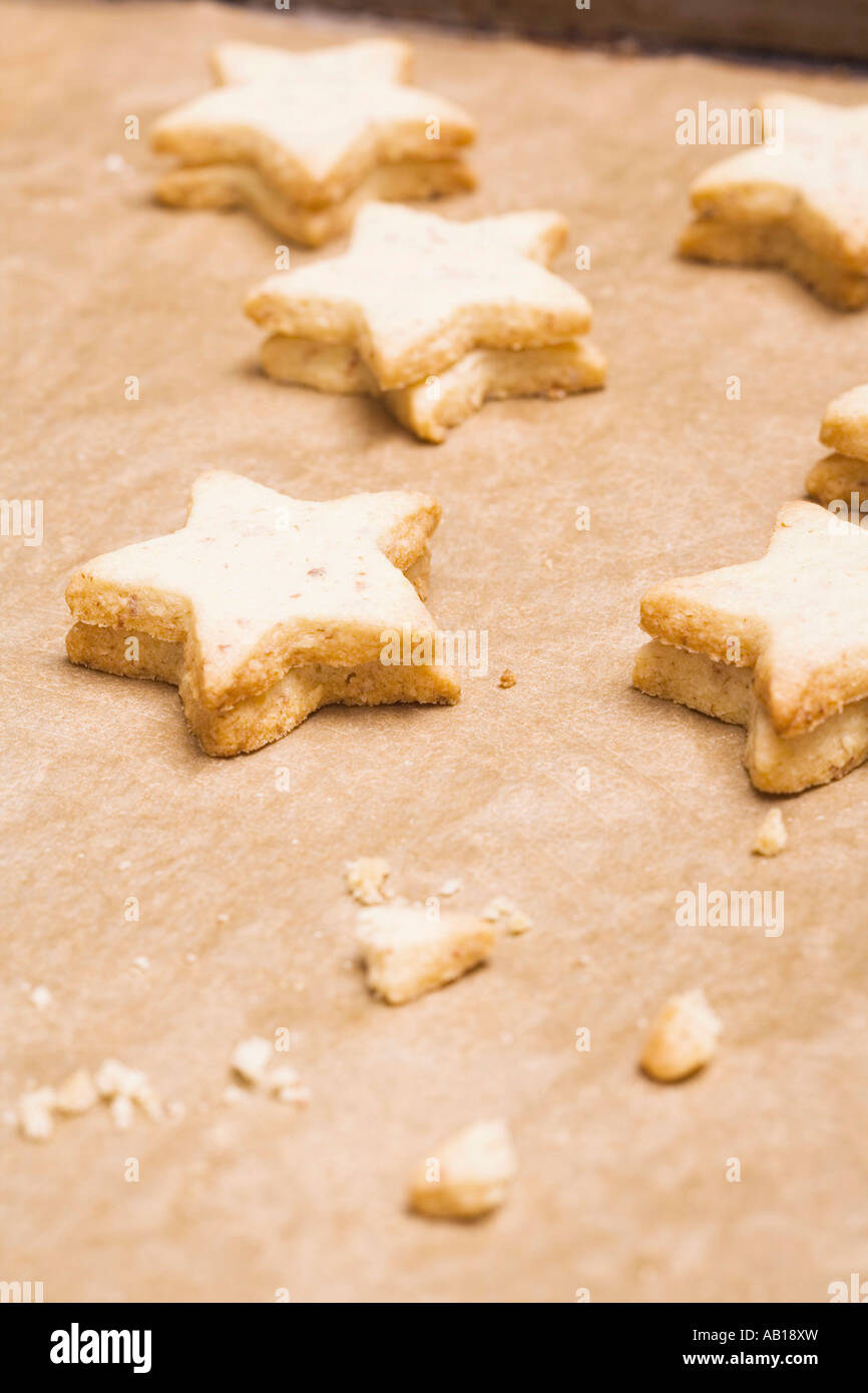 Star shaped biscuits FoodCollection Stock Photo - Alamy