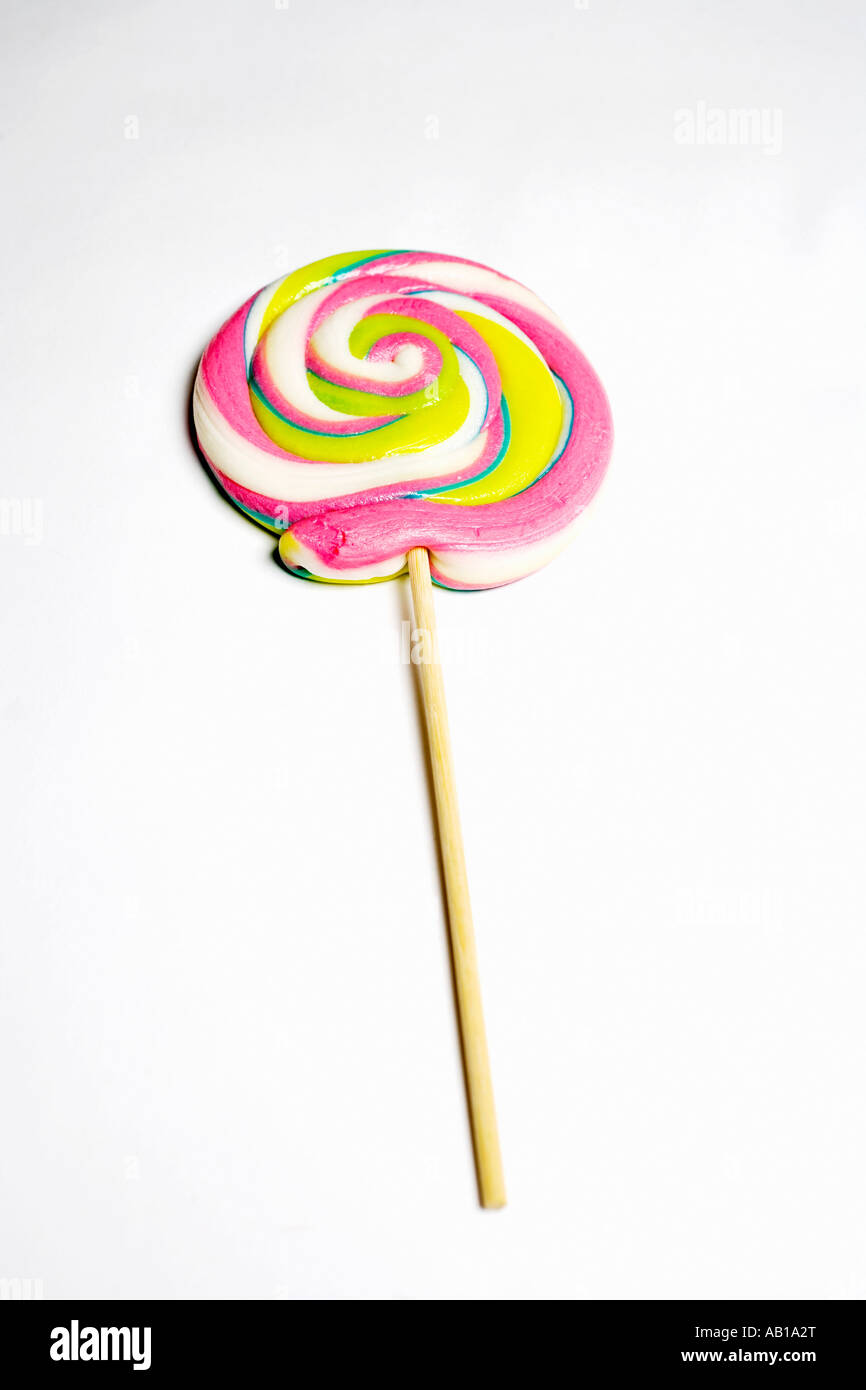 Coloured lollipop FoodCollection Stock Photo - Alamy