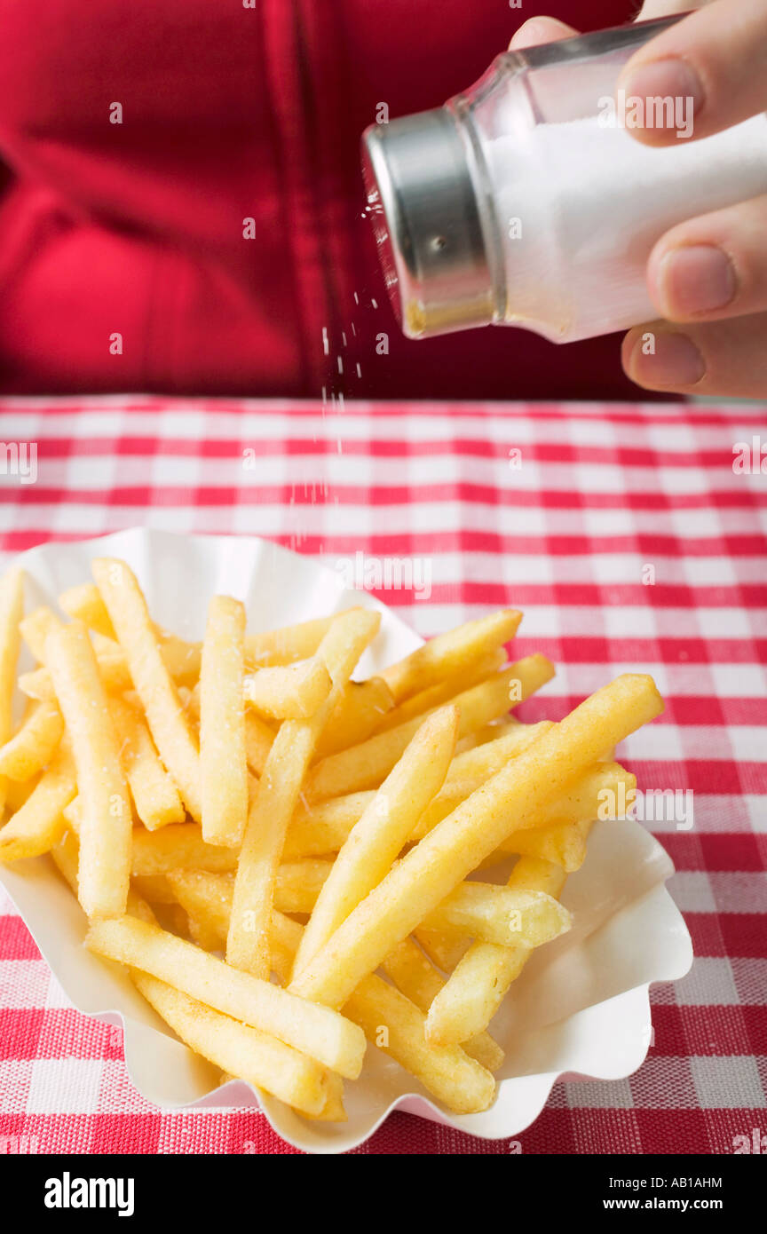 Chips salt cellar hi-res stock photography and images - Alamy
