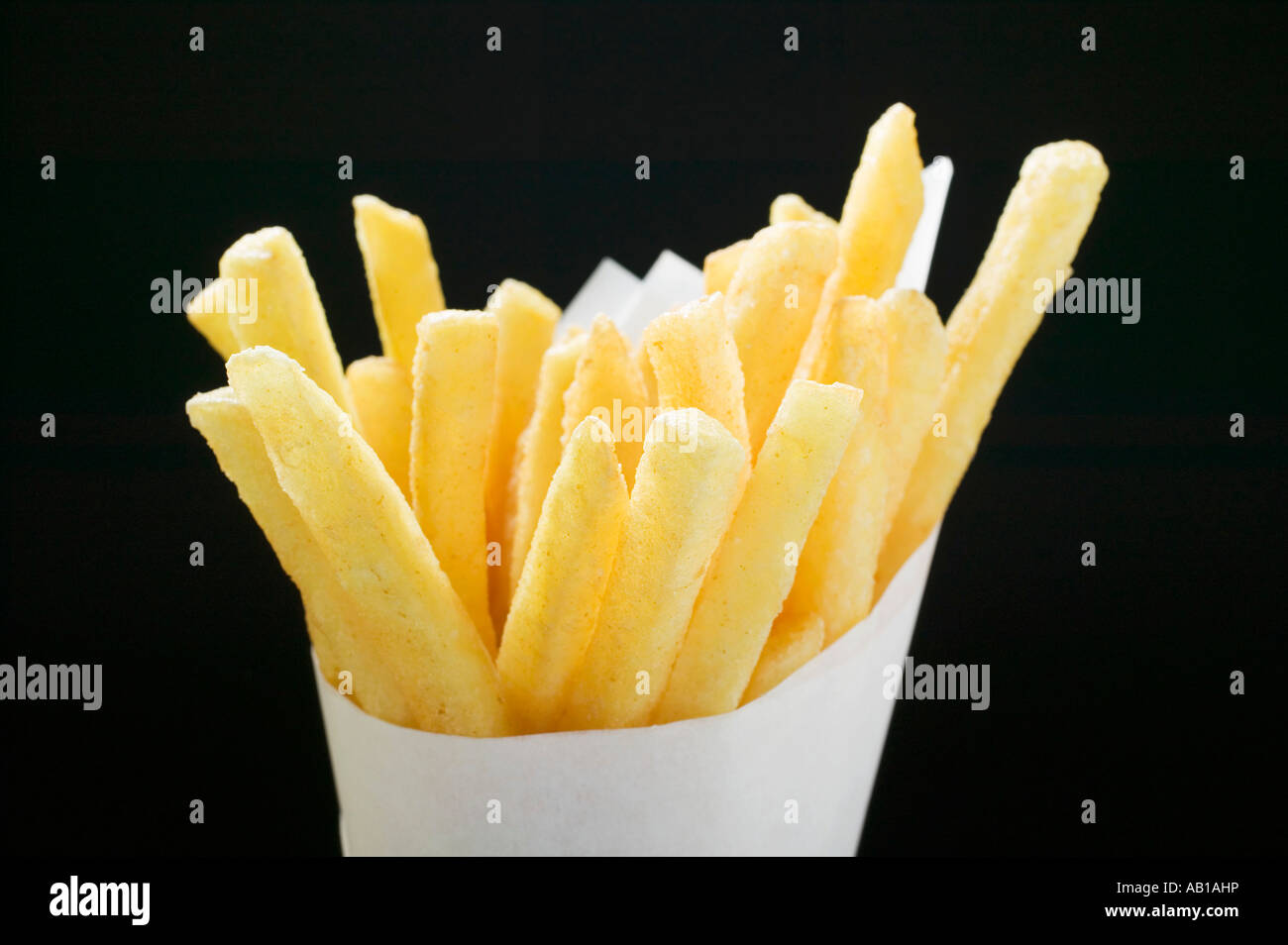 Chips in paper cone FoodCollection Stock Photo - Alamy
