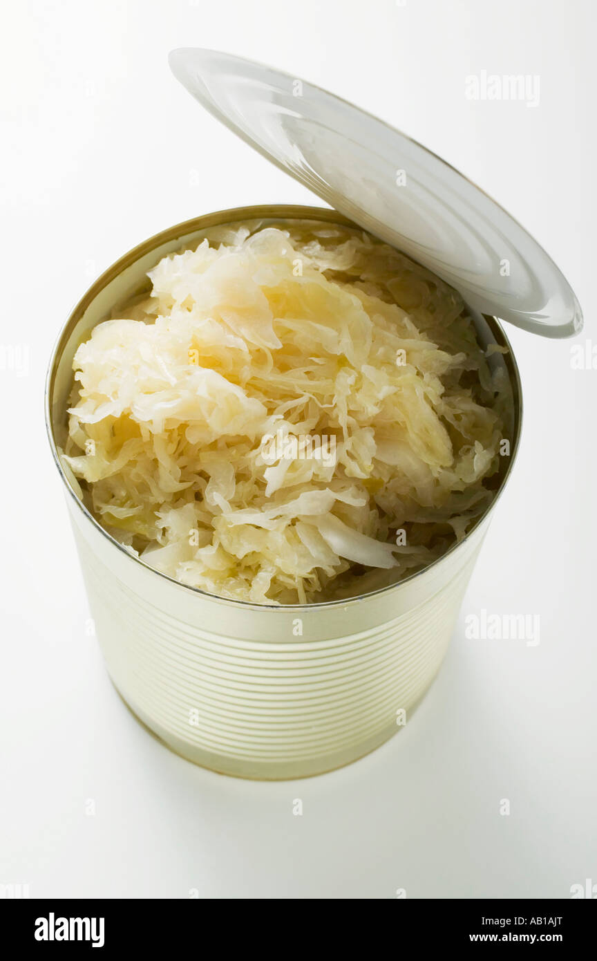 Sauerkraut in tin FoodCollection Stock Photo - Alamy