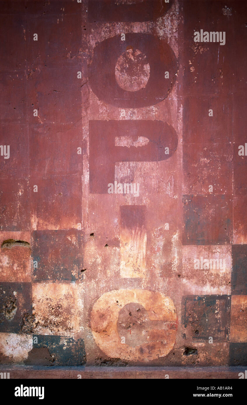 Faded hand painted advertisement, Mumbai, India Stock Photo - Alamy