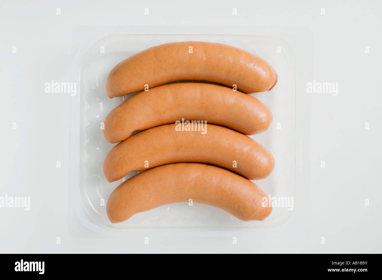 Frankfurters in plastic tray FoodCollection Stock Photo - Alamy