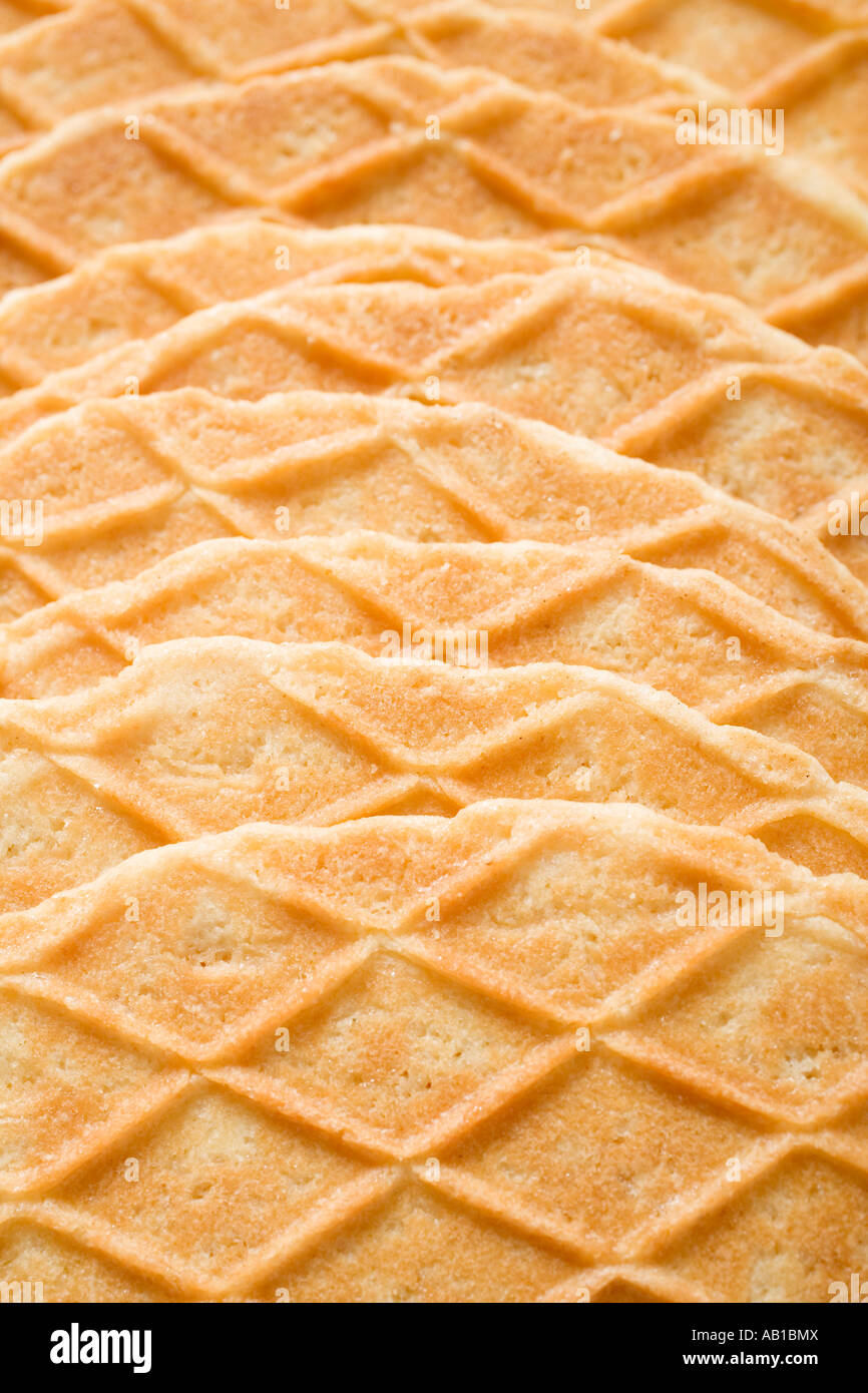 Ice cream wafers close up FoodCollection Stock Photo - Alamy