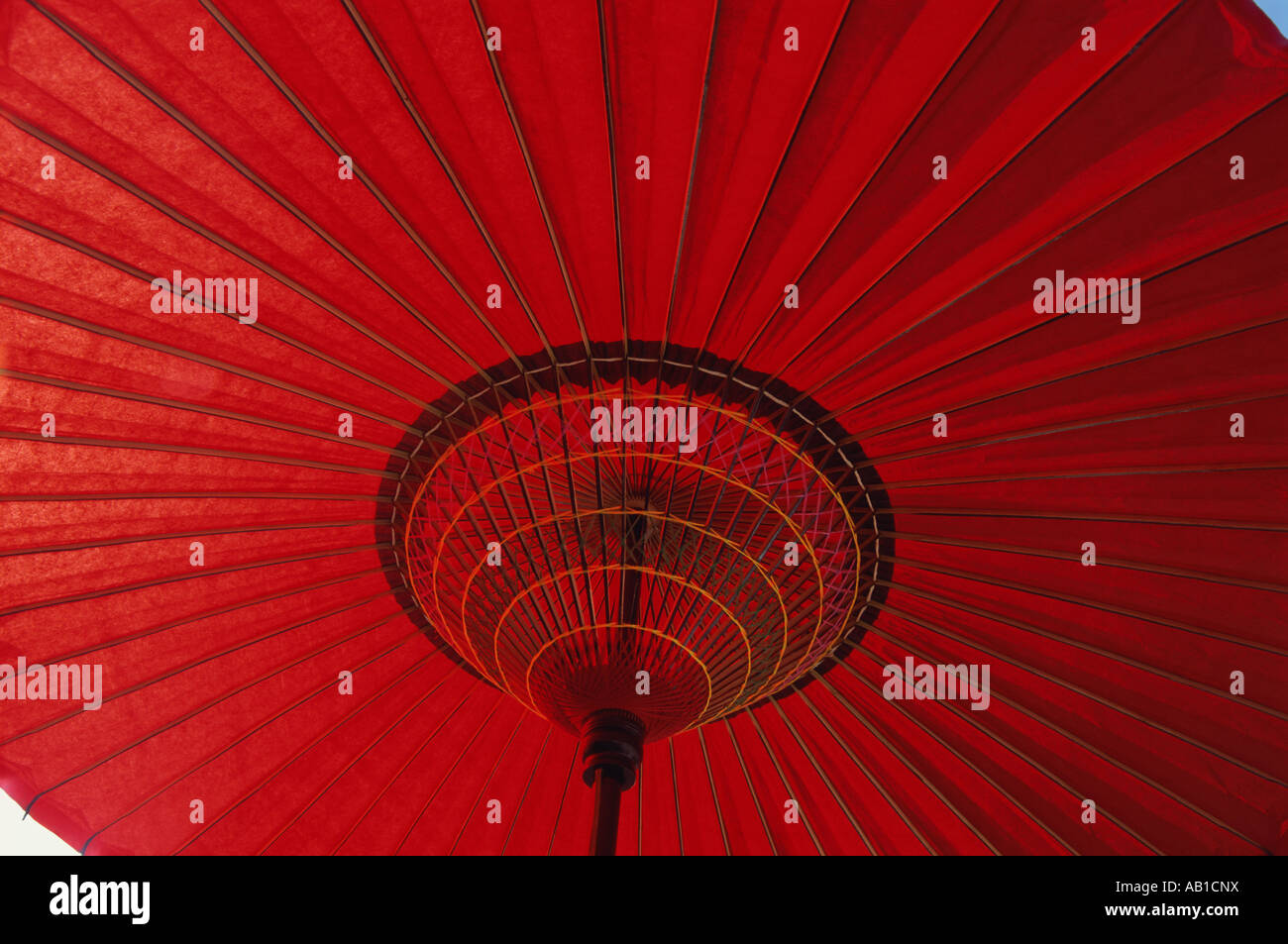 Japanese oil paper parasol Stock Photo - Alamy