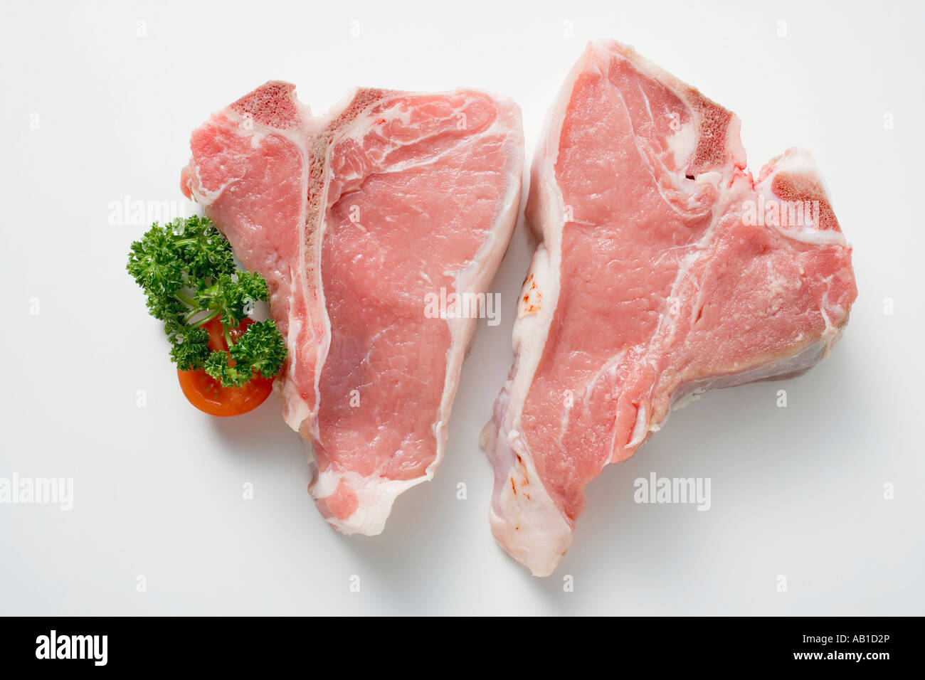 Two beef steaks FoodCollection Stock Photo - Alamy