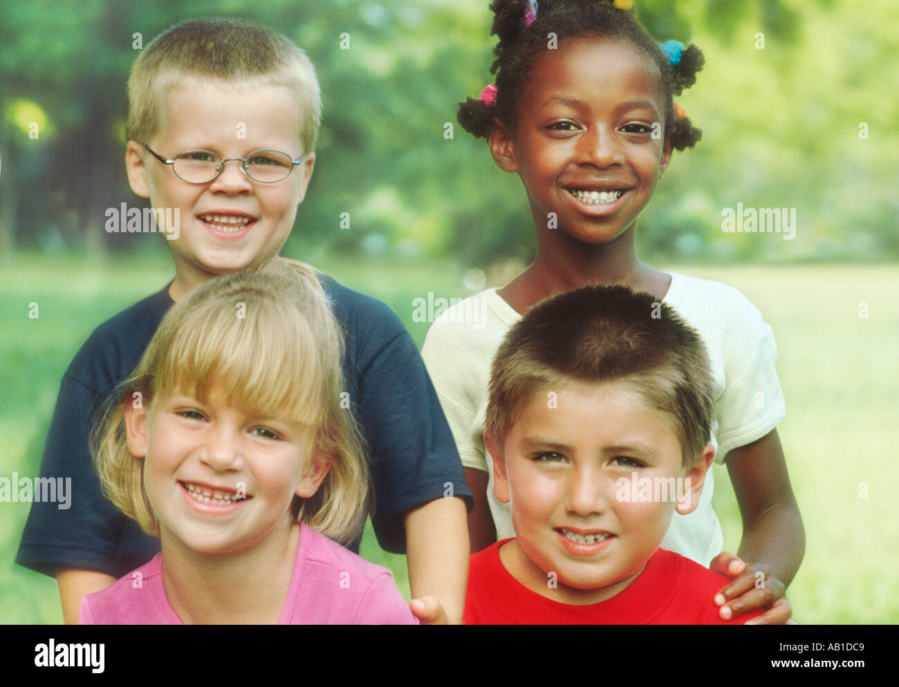 Mixed races children playing hi-res stock photography and images - Alamy