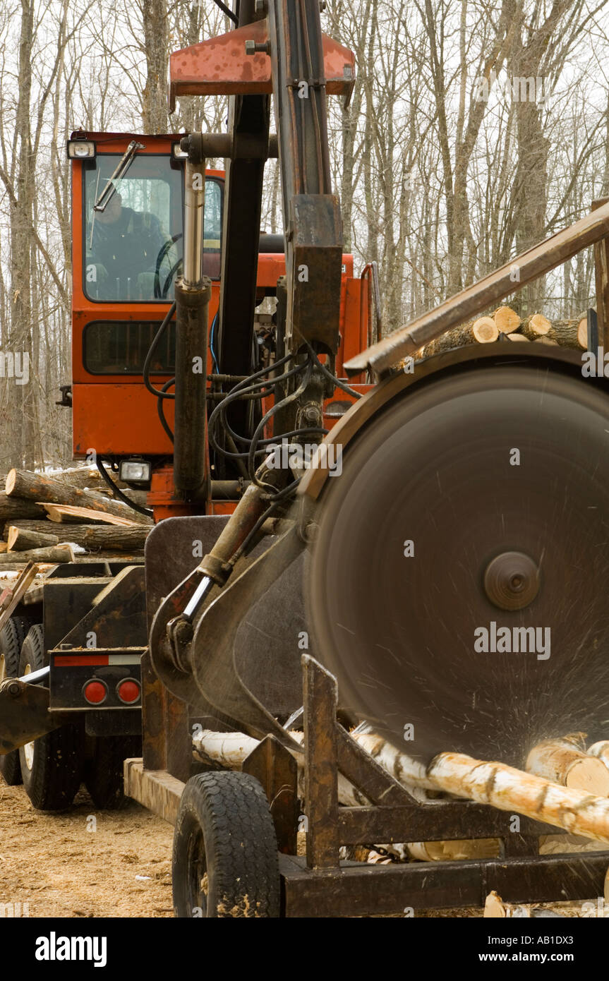 Log loader clearing forest hi-res stock photography and images - Alamy
