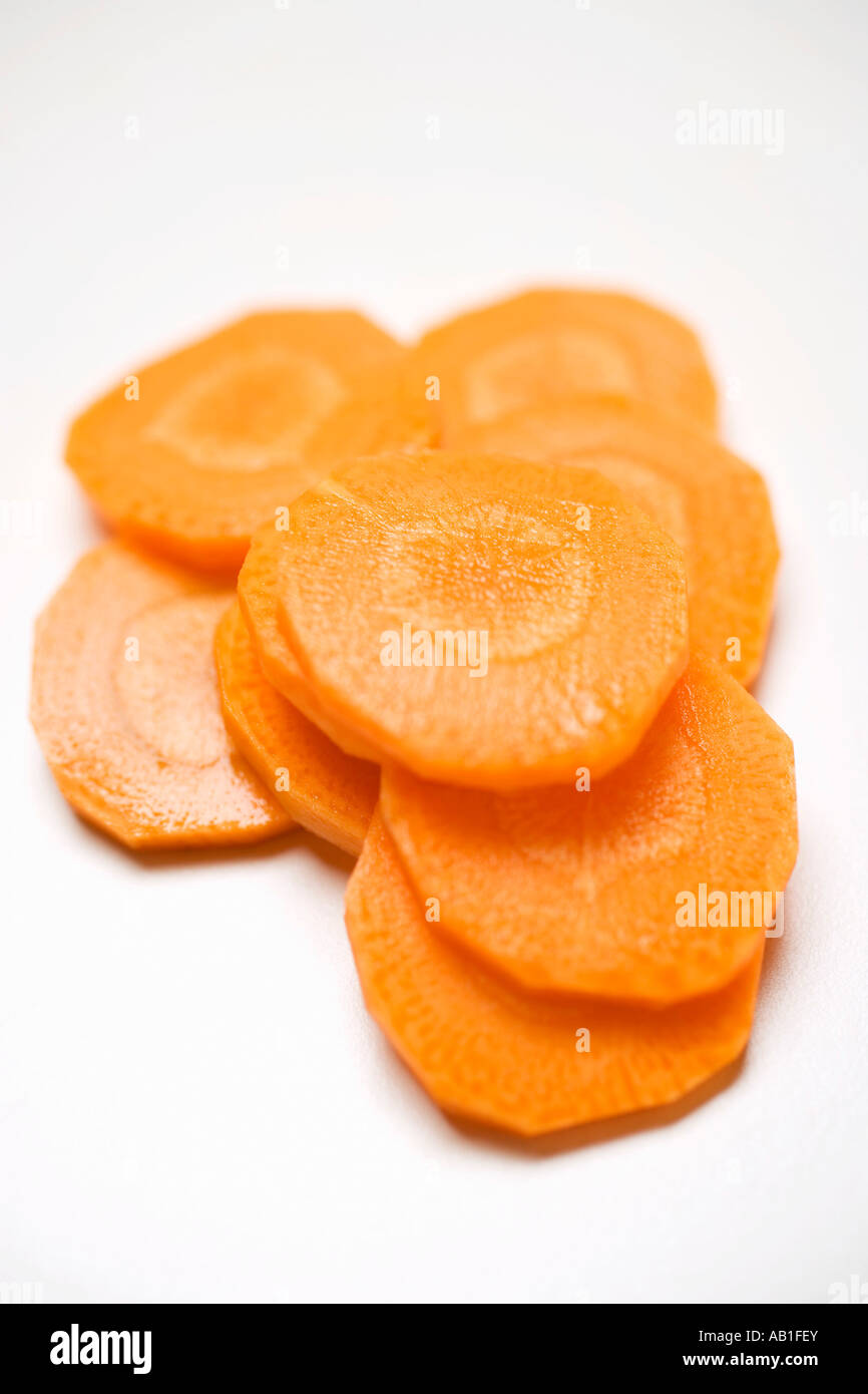 Slices of carrot FoodCollection Stock Photo - Alamy