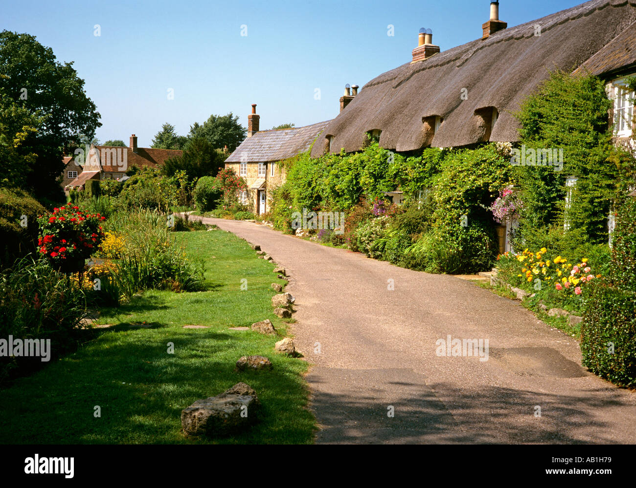 Isle of Wight Calbourne Winkle Street Stock Photo - Alamy