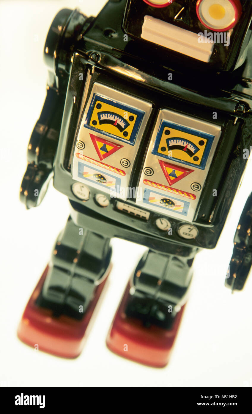 Concept image of toy robot Stock Photo - Alamy