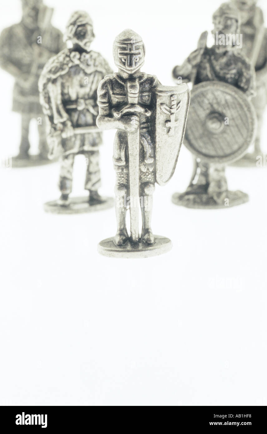 Concept image of knight characters Stock Photo - Alamy