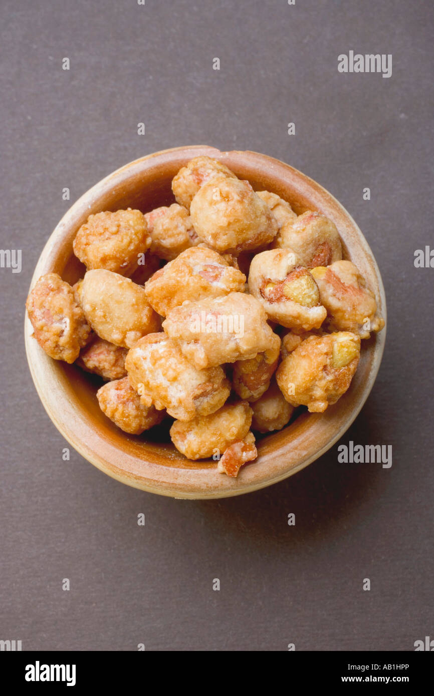 Peanuts to nibble in bowl FoodCollection Stock Photo - Alamy