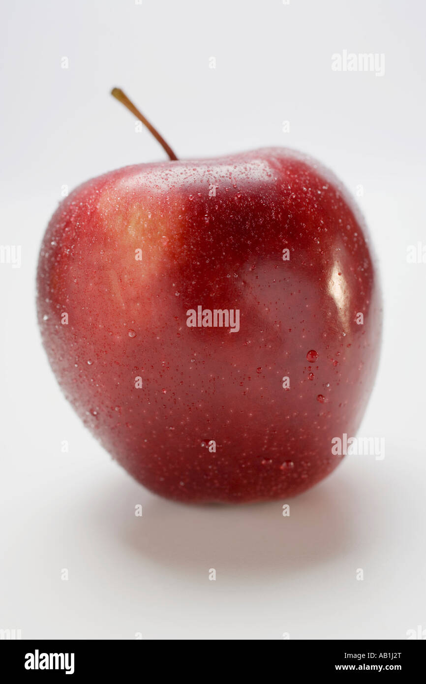Red apple variety Stark with drops of water FoodCollection Stock Photo ...