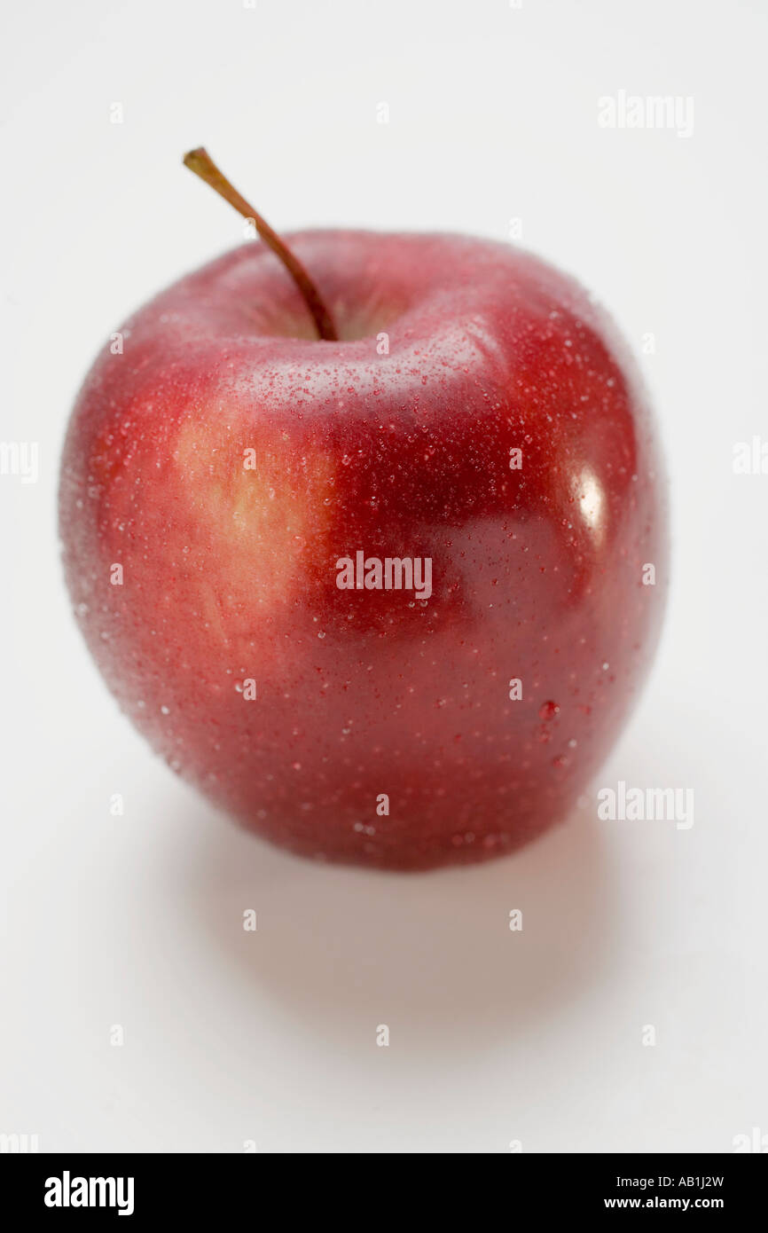 Red apple variety Stark with drops of water FoodCollection Stock Photo ...