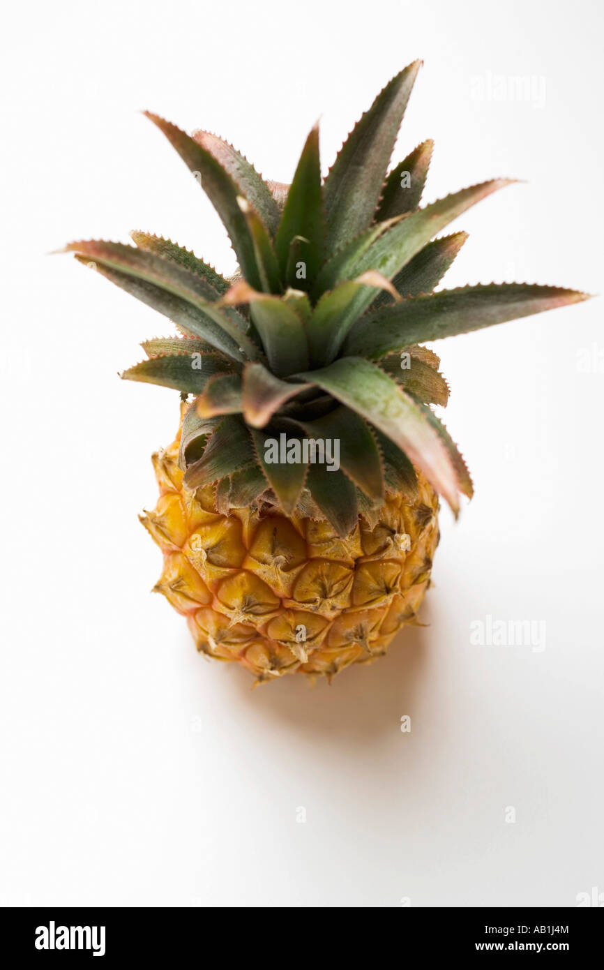 Pineapple overhead view FoodCollection Stock Photo - Alamy