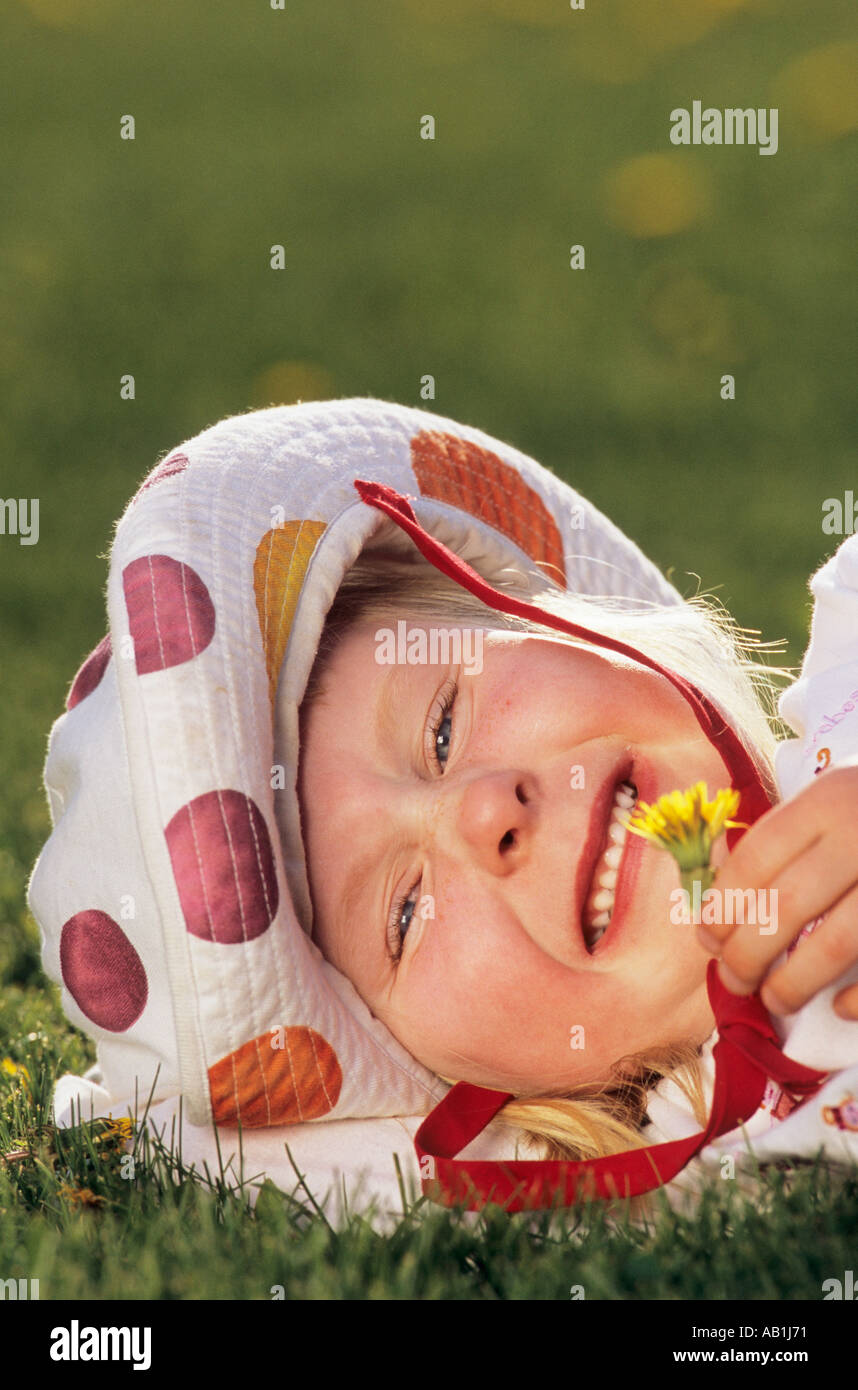 Young girl 6 years old summer portrait Smithers British Columbia Canada ...