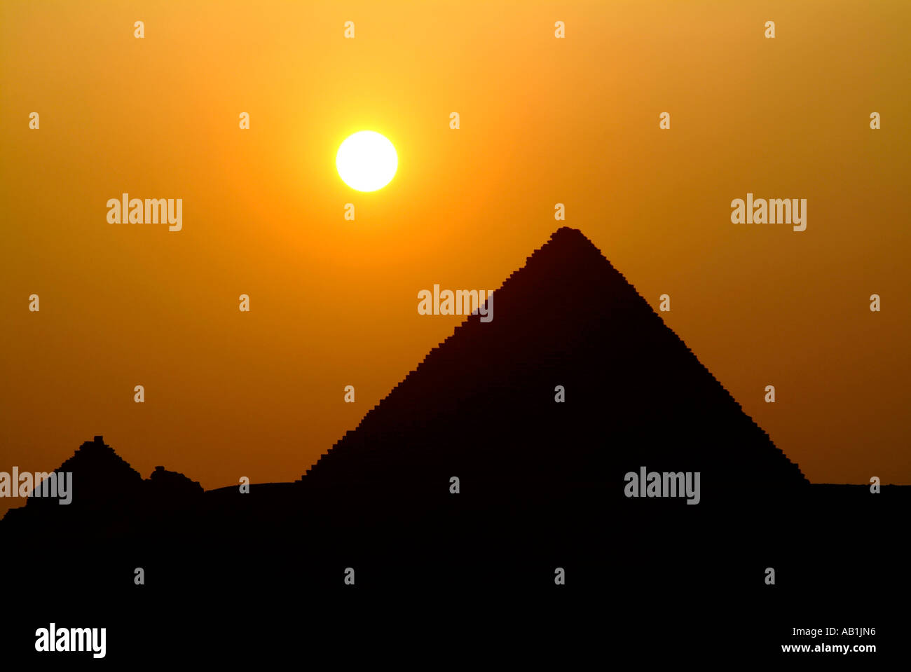 Sunset,Cairo,Egypt, Africa, Pyramids Stock Photo - Alamy