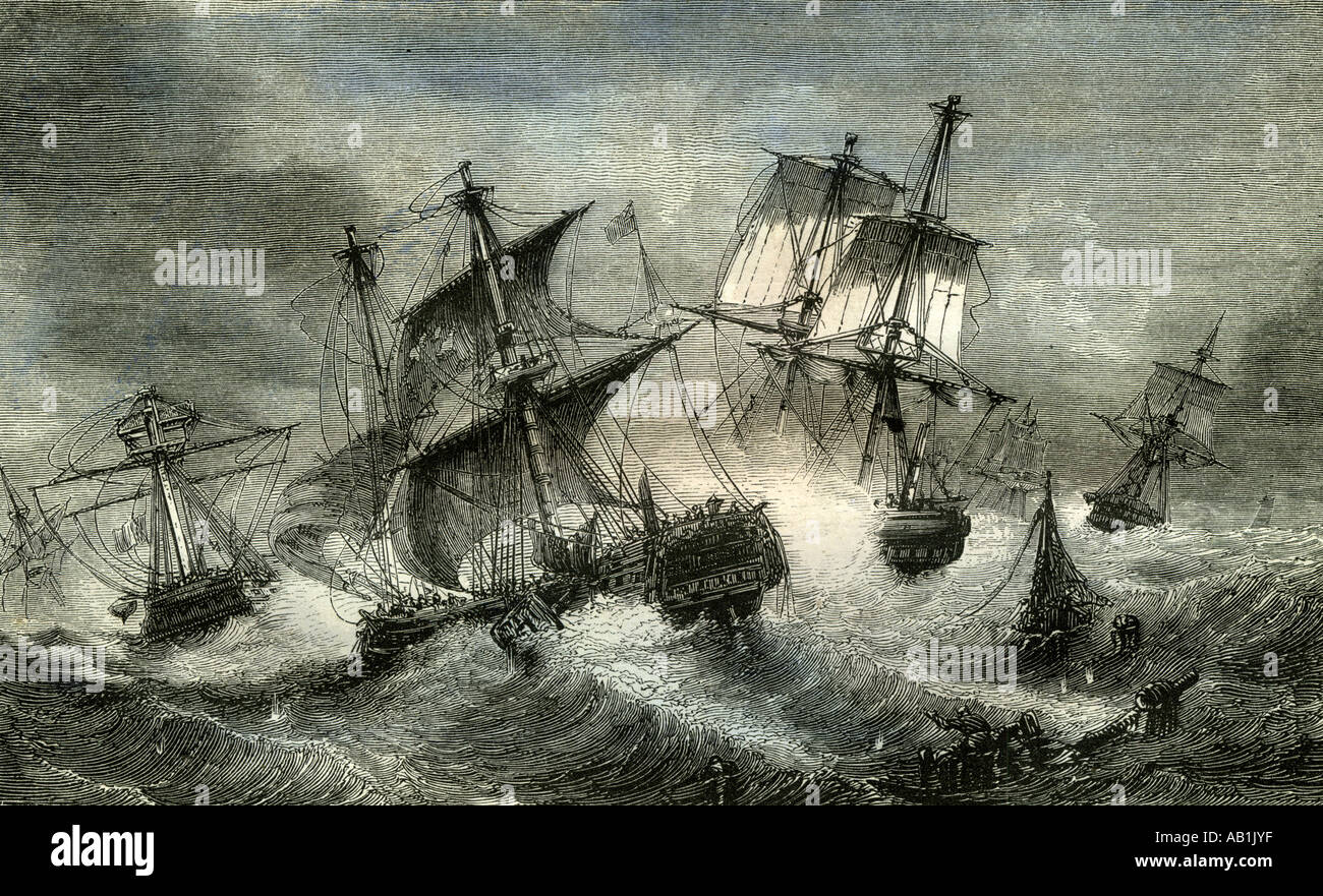 Island of Grenade July 1779 Stock Photo - Alamy
