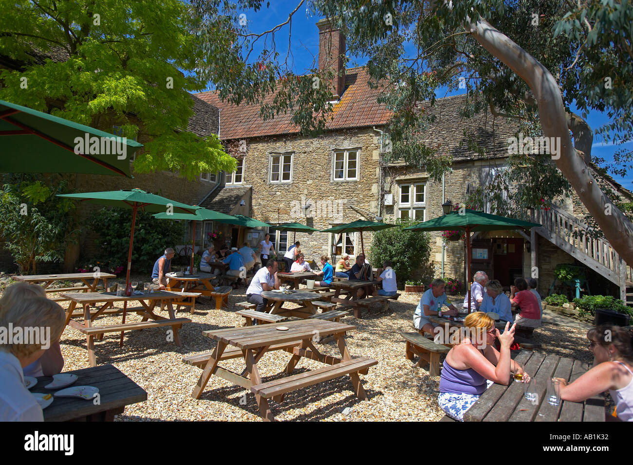 Pub in Lacock Village, England, UK Stock Photo - Alamy