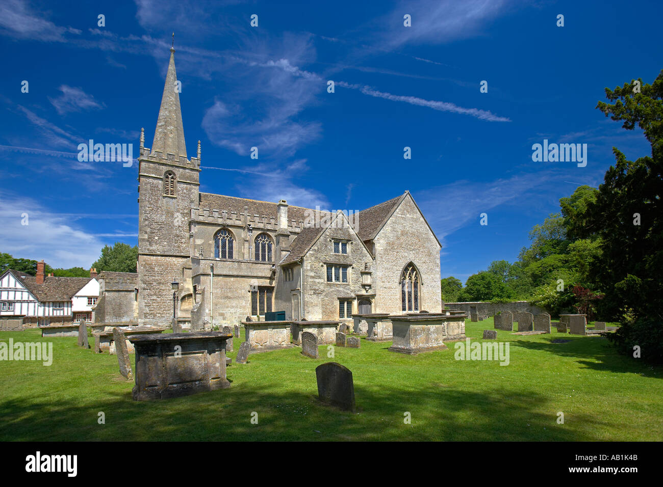 Lacock st cyriac church hi-res stock photography and images - Alamy
