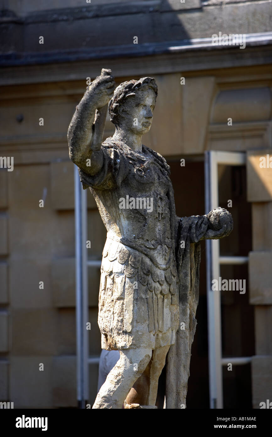 Statue at the Roman Baths, City of Bath, England, UK Stock Photo - Alamy