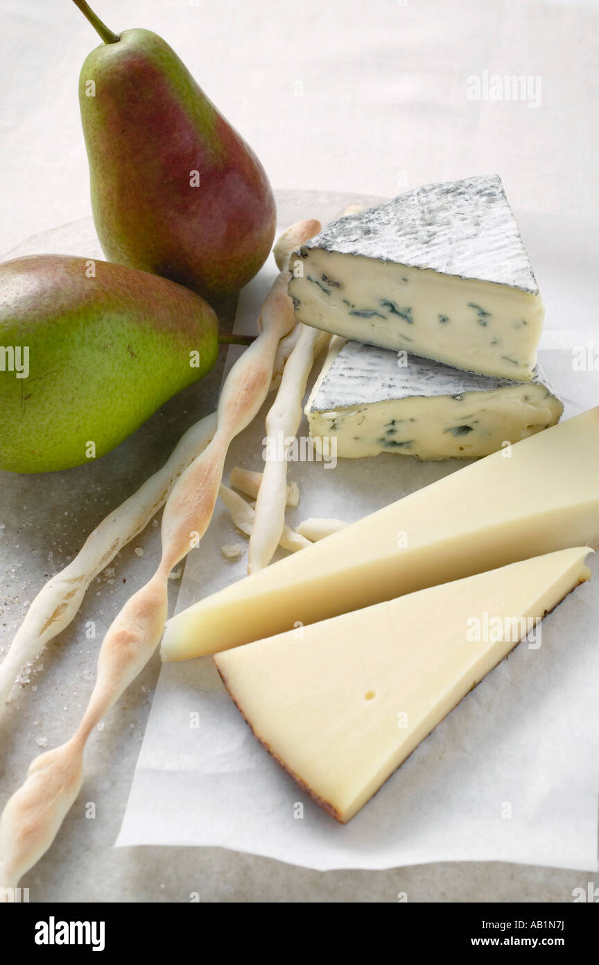 Various types cheese fruits hi-res stock photography and images - Alamy