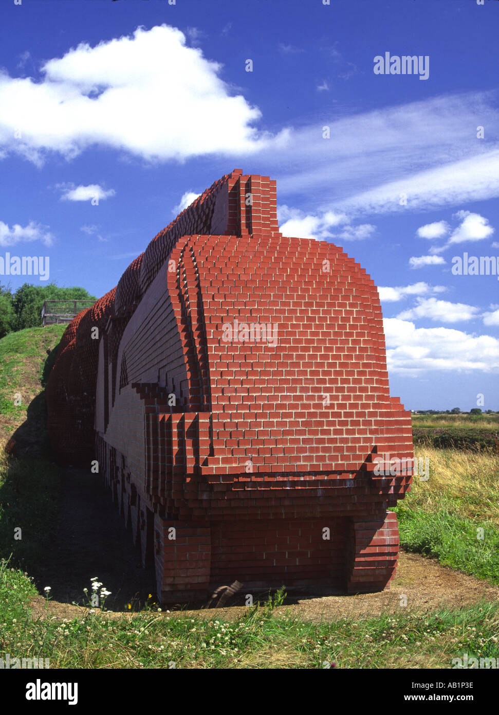 David Machs Brick Train Darlington County Durham England Stock Photo ...