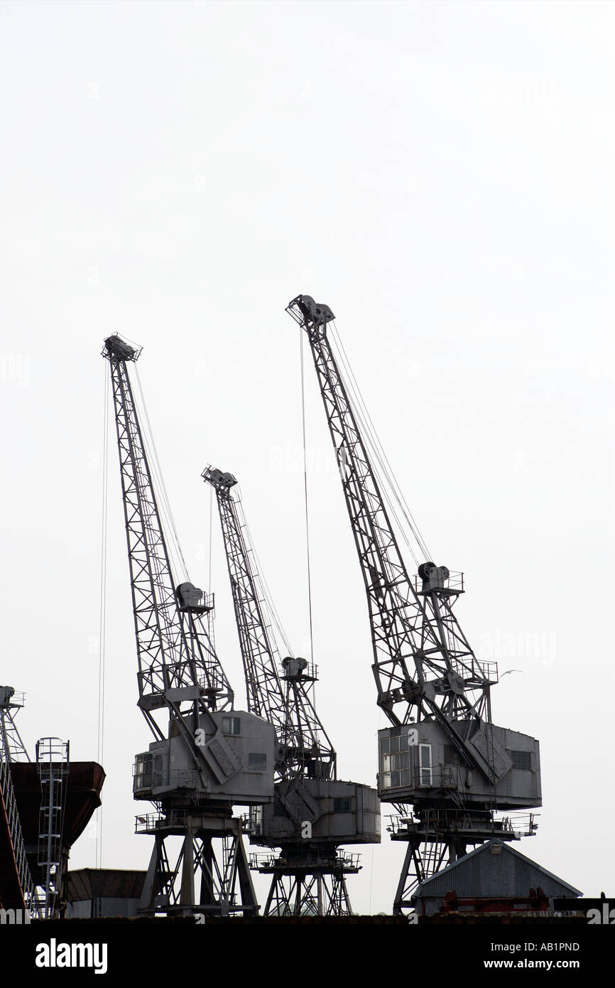 Southampton Dock Cranes Stock Photo - Alamy
