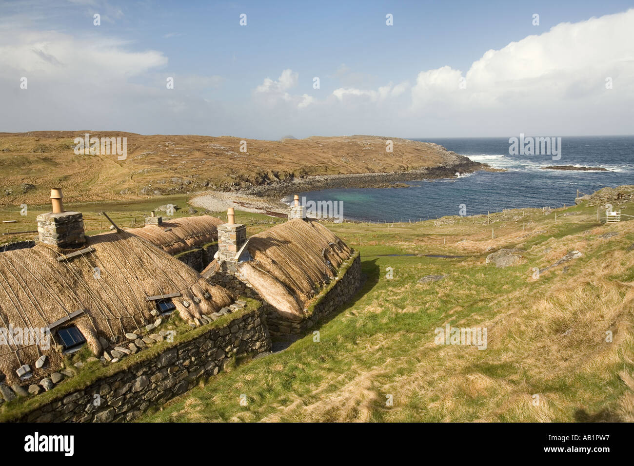 UK Scotland Western Isles Outer Hebrides Lewis Carlabhagh Carloway Na ...