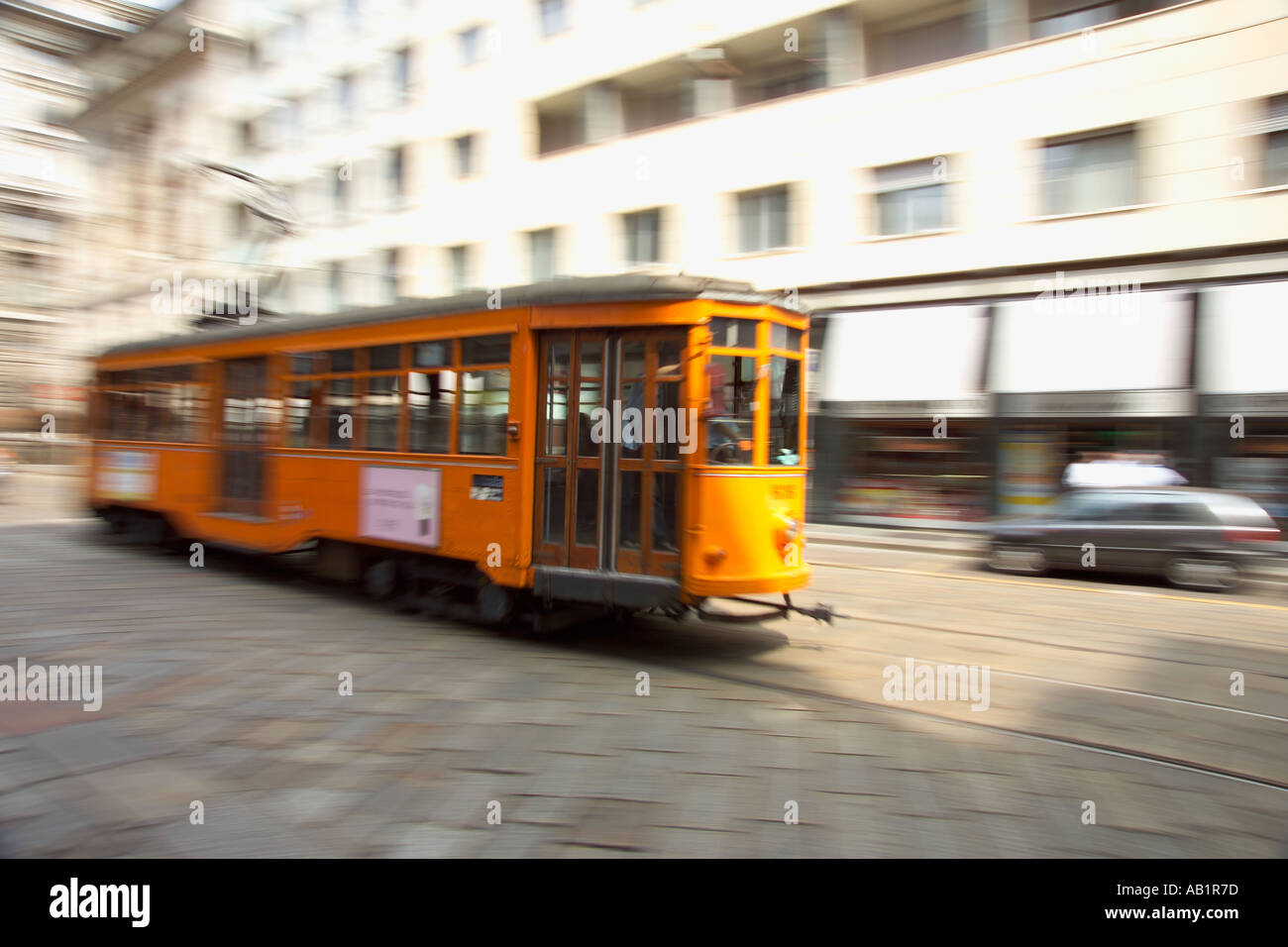 Old trams milan hi-res stock photography and images - Alamy