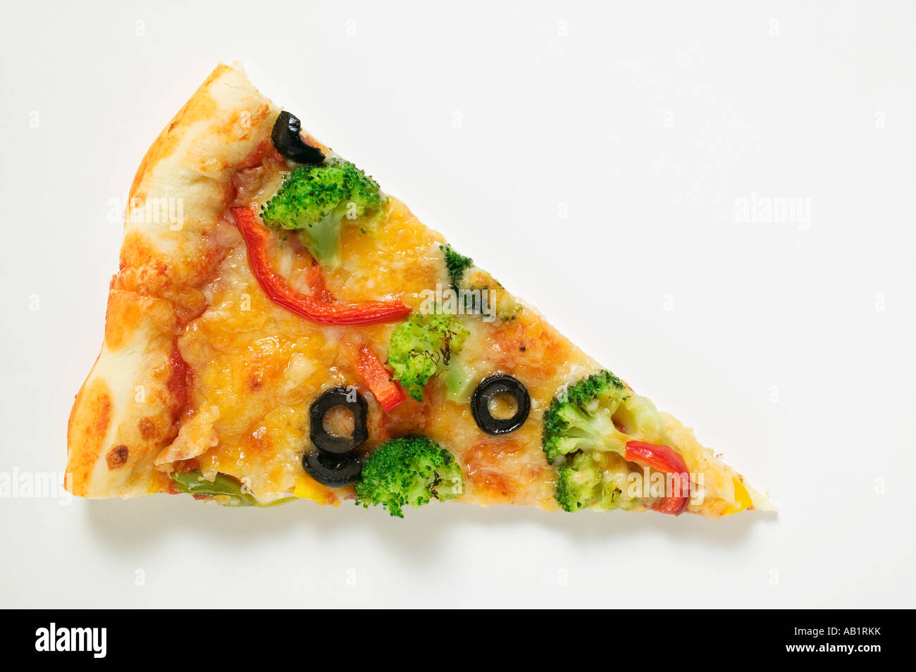 A slice of American style vegetable pizza FoodCollection Stock Photo ...