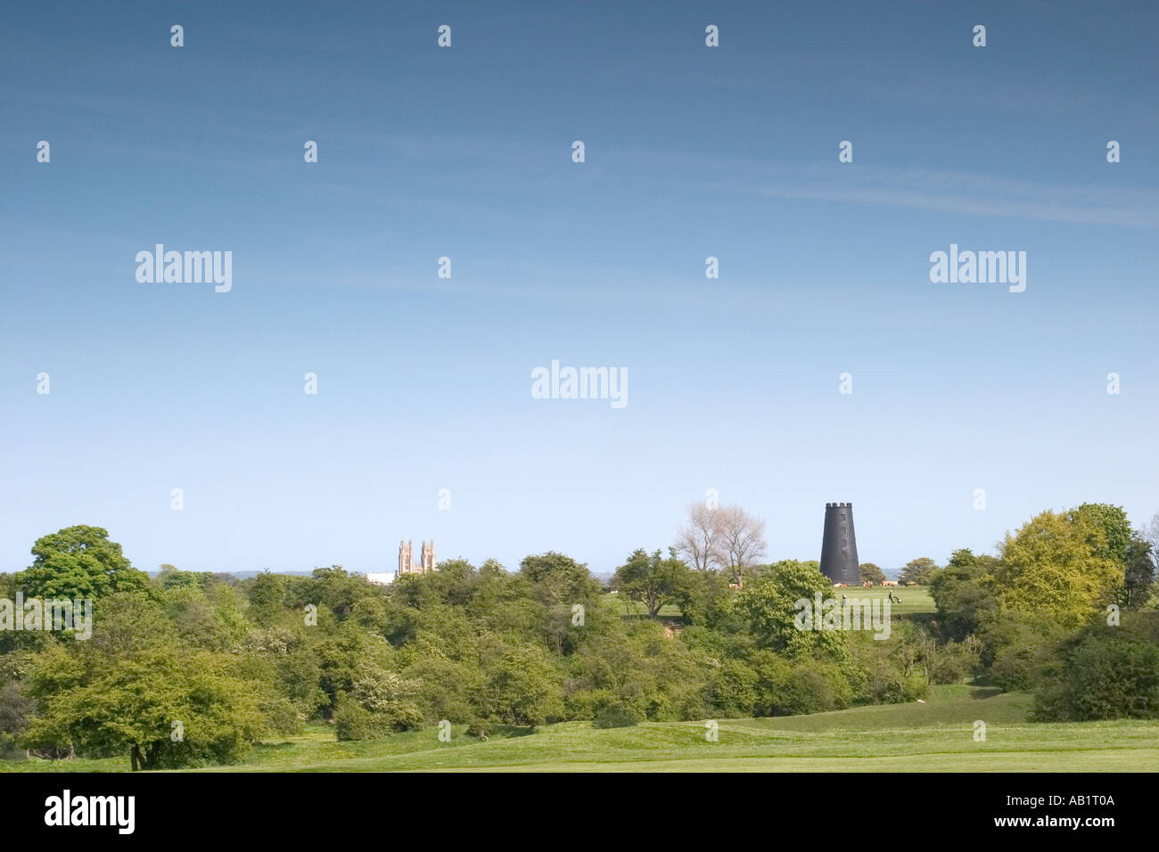 Beverley Cathedral from the Westwood Humberside Stock Photo - Alamy