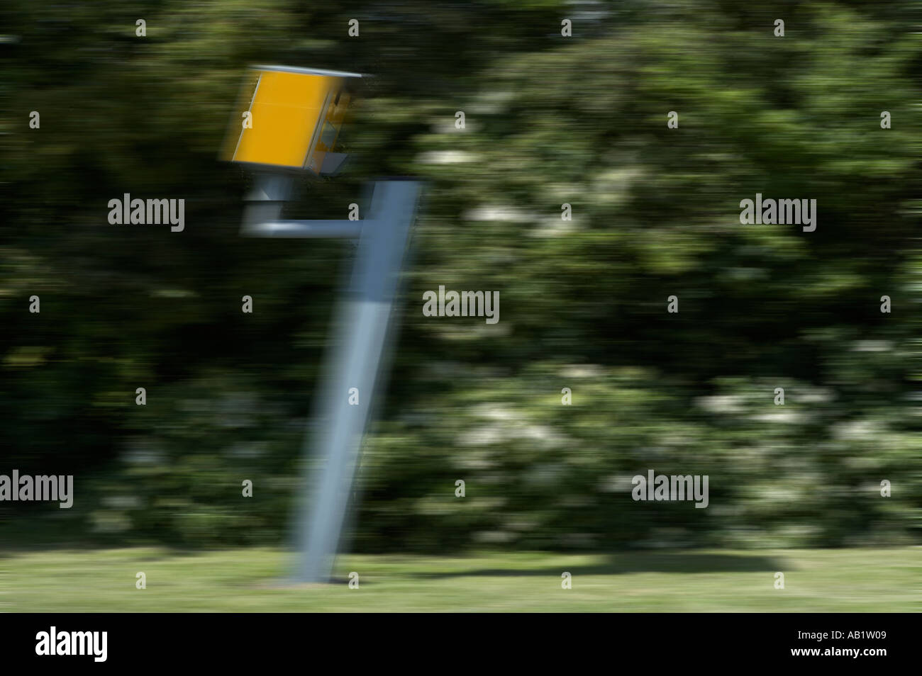 YELLOW GATSO ROAD SAFETY SPEED CAMERA Stock Photo - Alamy