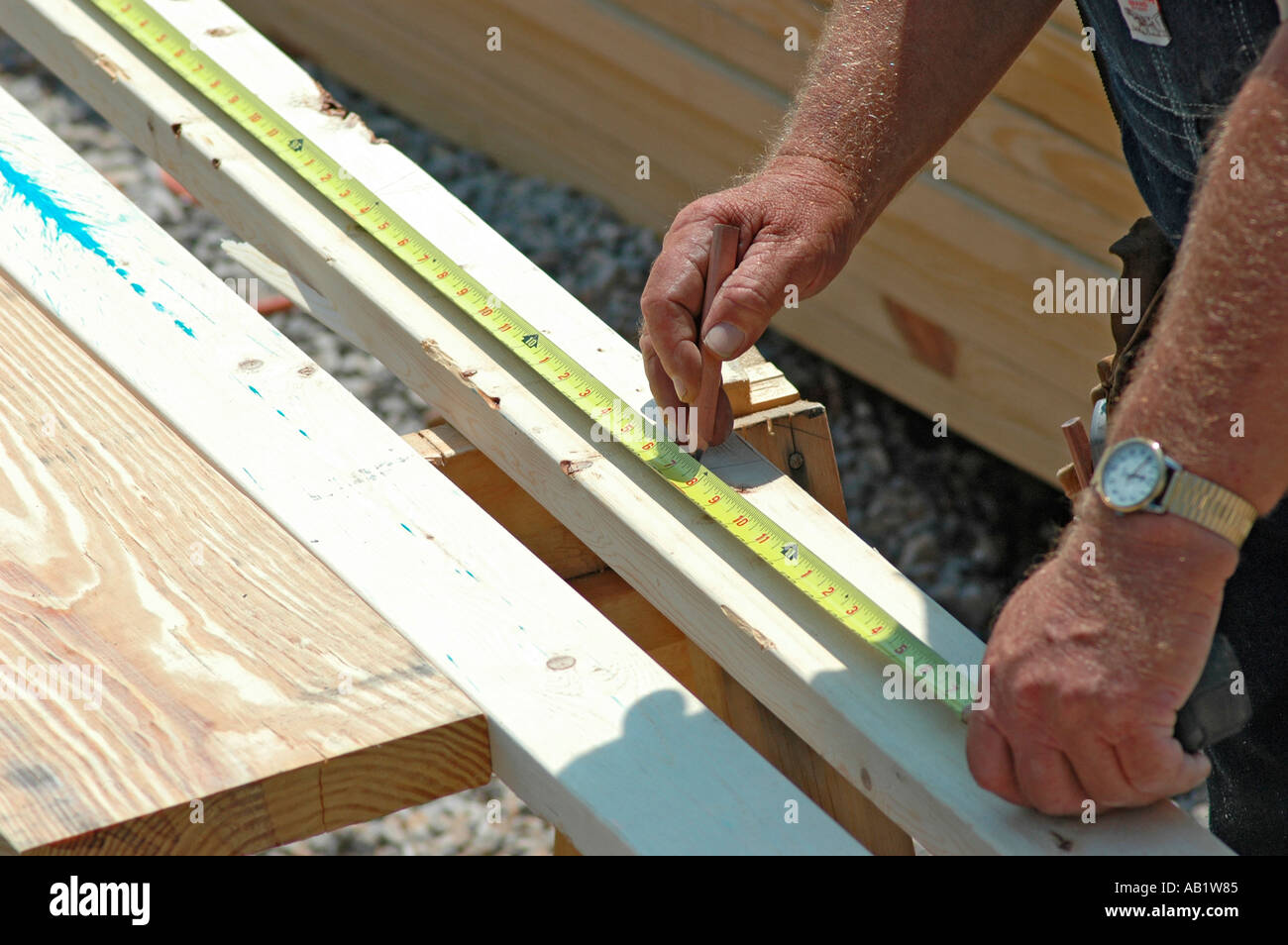 Stick built steel framing hi-res stock photography and images - Alamy