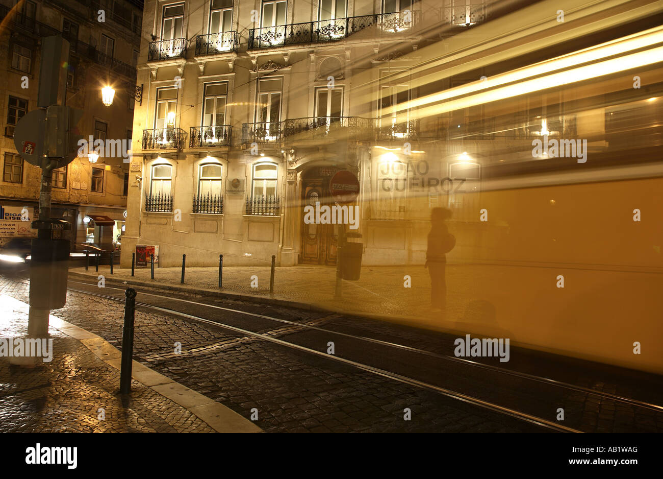 Tram in largo do chiado hi-res stock photography and images - Alamy