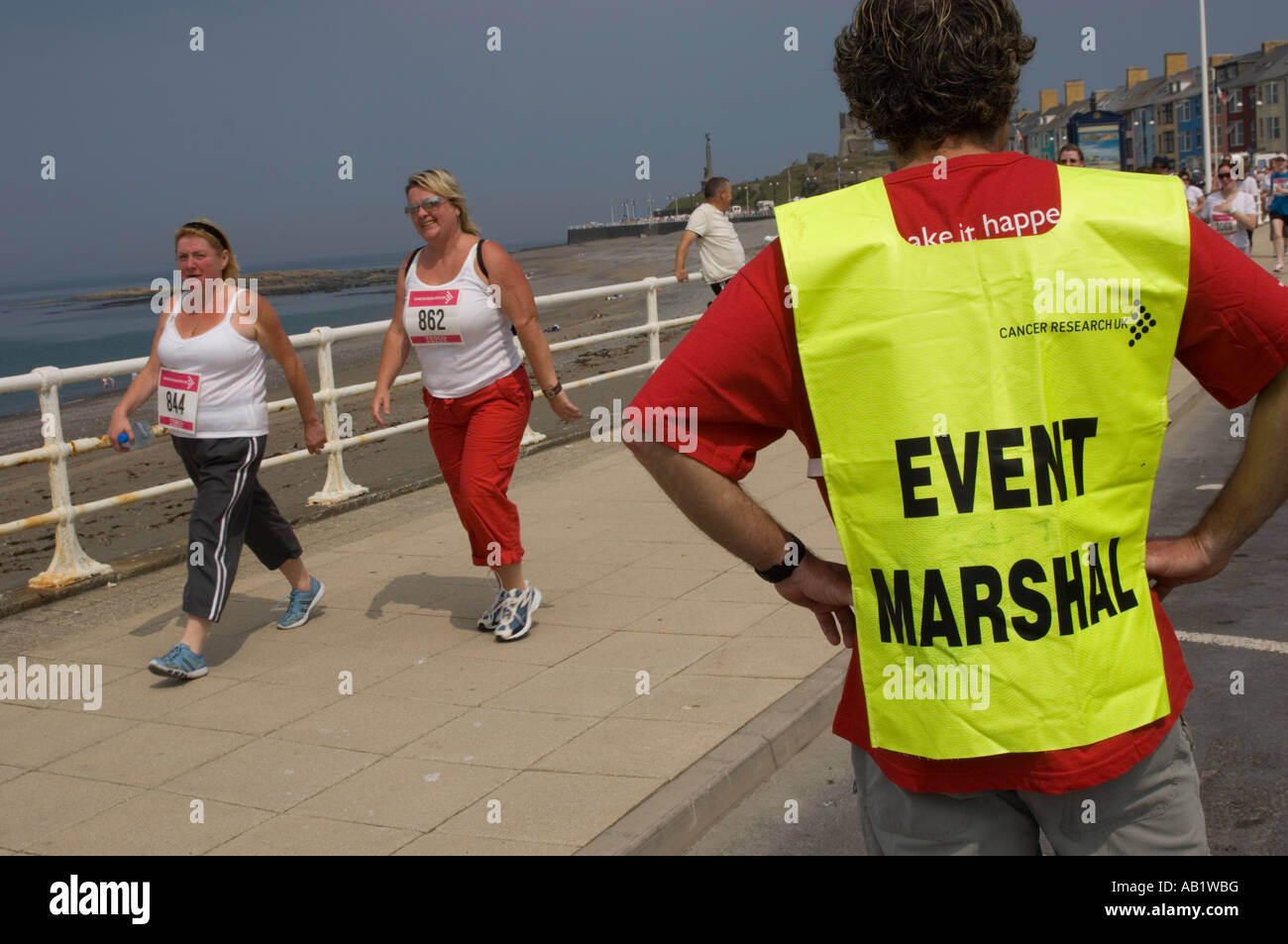 Race for Life Aberystwyth Sunday 10 June 2007 event safety marshal ...