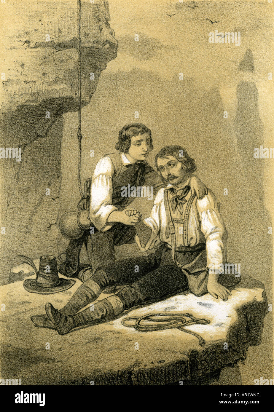Mountains people 19th century hi-res stock photography and images - Alamy
