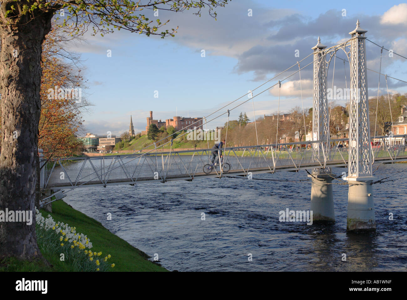 The river Ness flowing through Inverness Stock Photo - Alamy