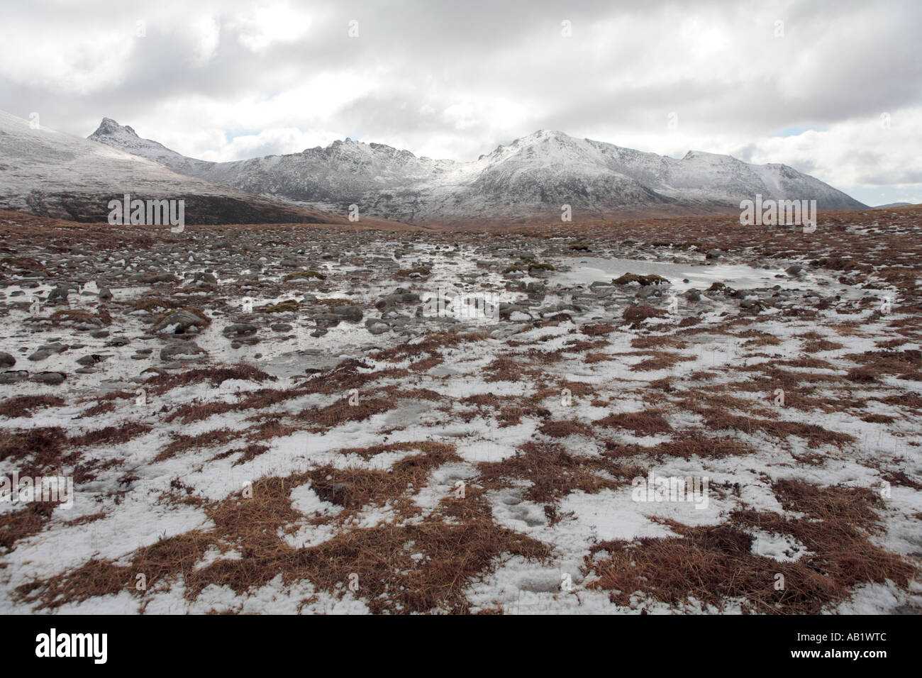 Mountain ridge on Isle of Arran Stock Photo - Alamy
