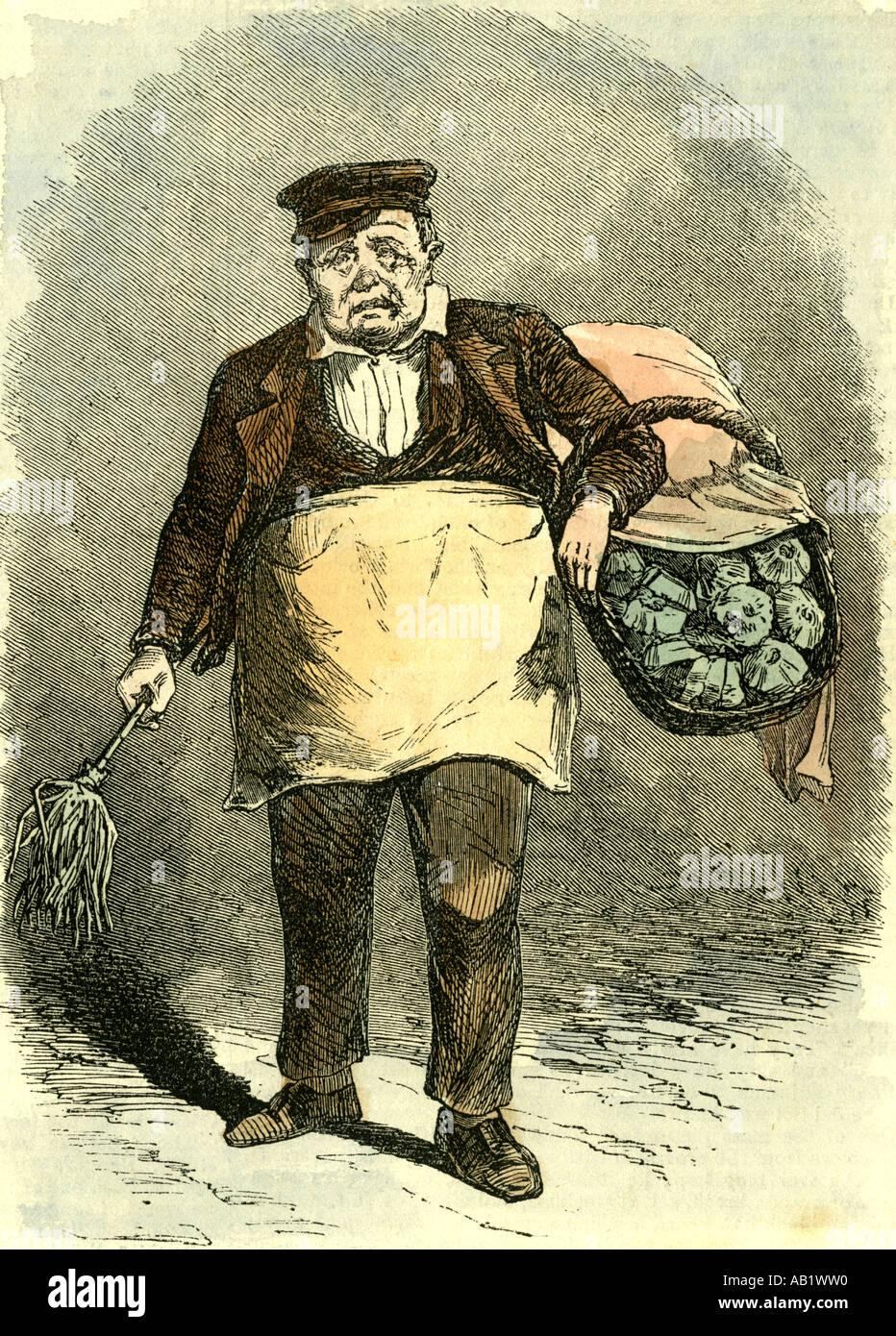 Madrid Spain Pieman 1866 street character Stock Photo - Alamy